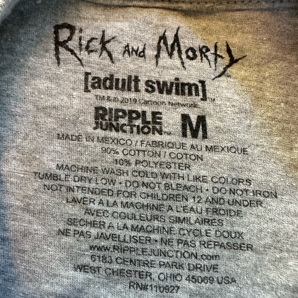 Adult Swim | Shirts | Rick Morty Medium Tshirt | Poshmark